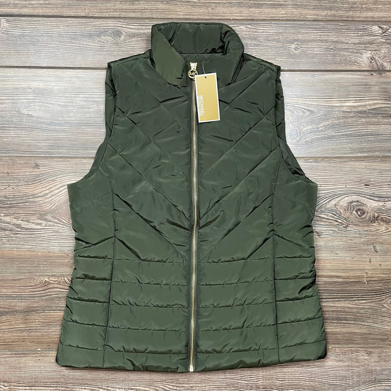 Michael kors vest womens green store
