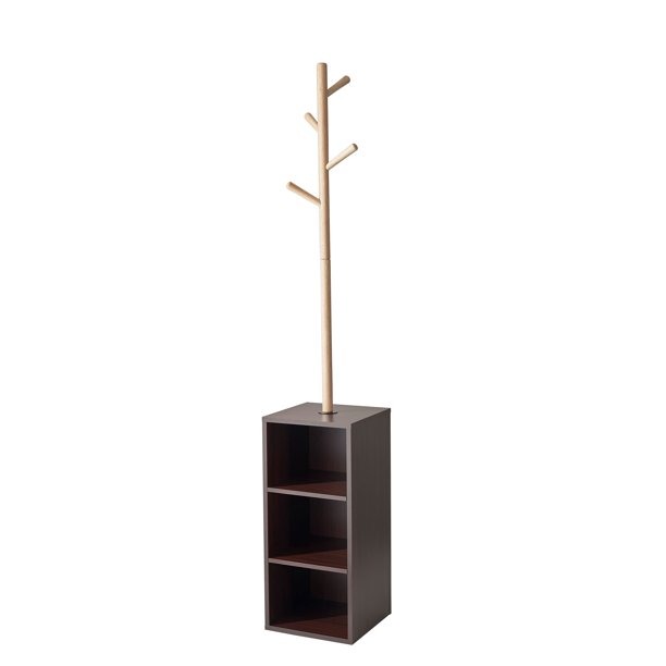 Coat stand with storage store
