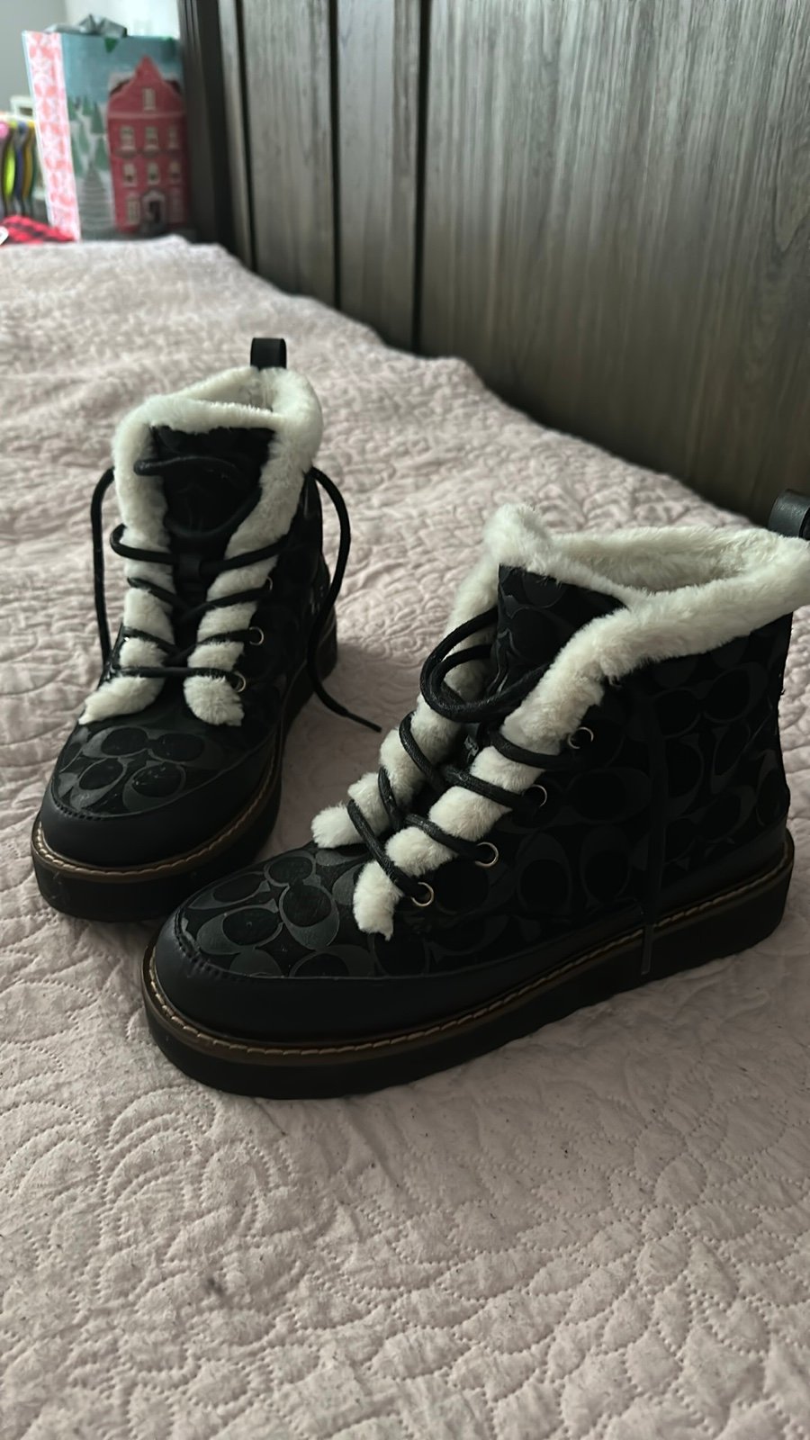Coach Winter Boots Mercari