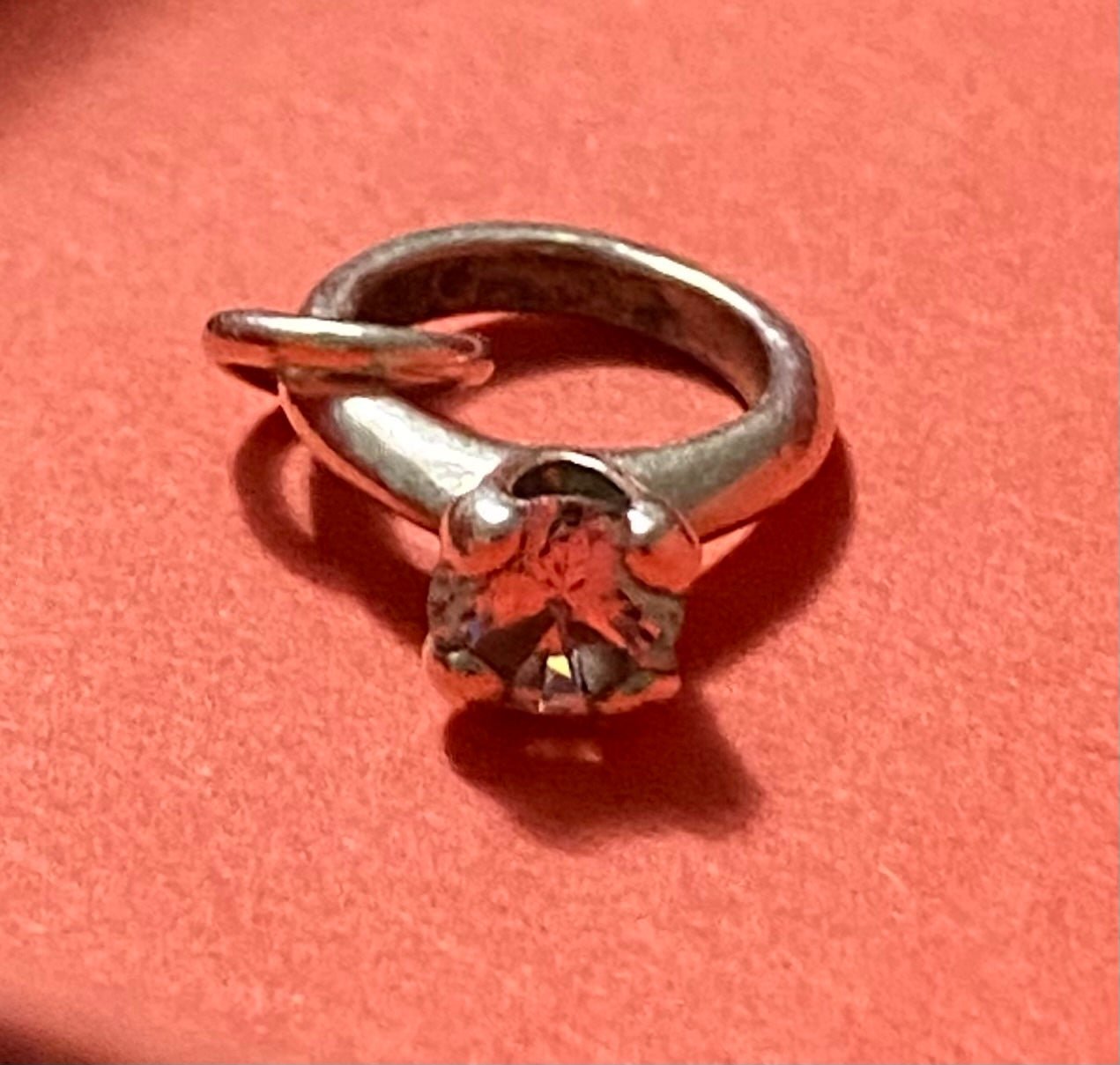 James Avery Engagement Ring with Cubic Zirconia Charm Charm