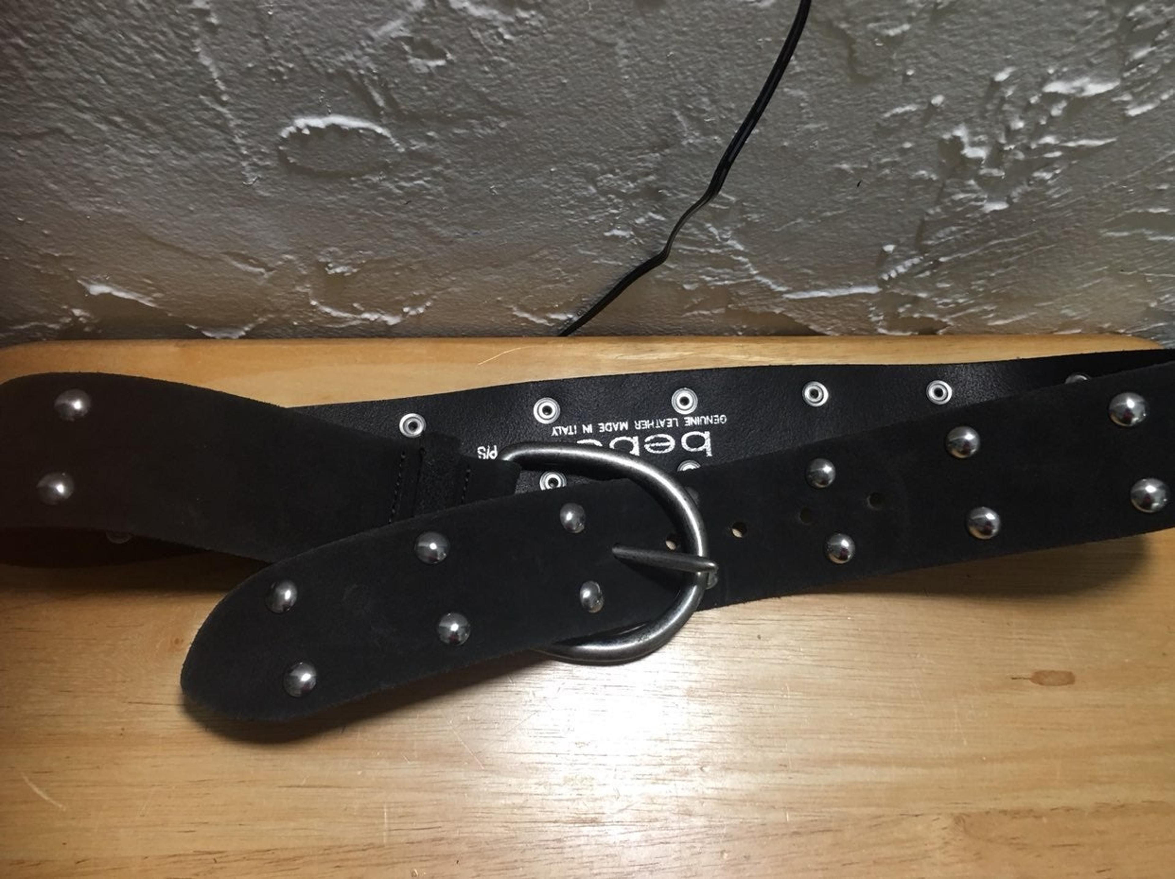 Bebe Black Belts For Men Mercari