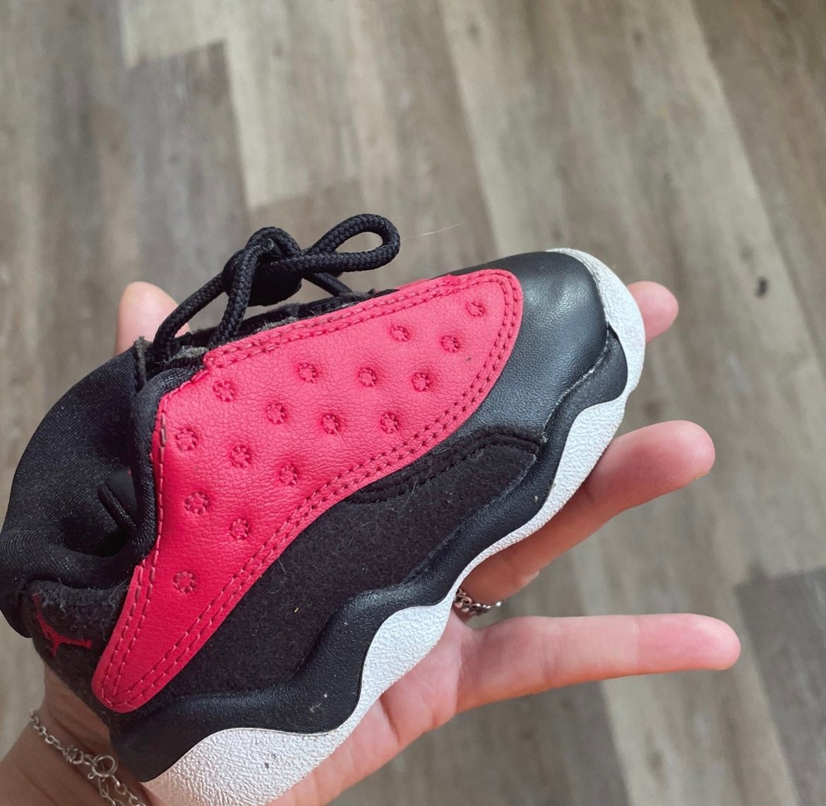 AIR JORDAN 13 RETRO LOW TD VERY BERRY Boys 0 24 mos