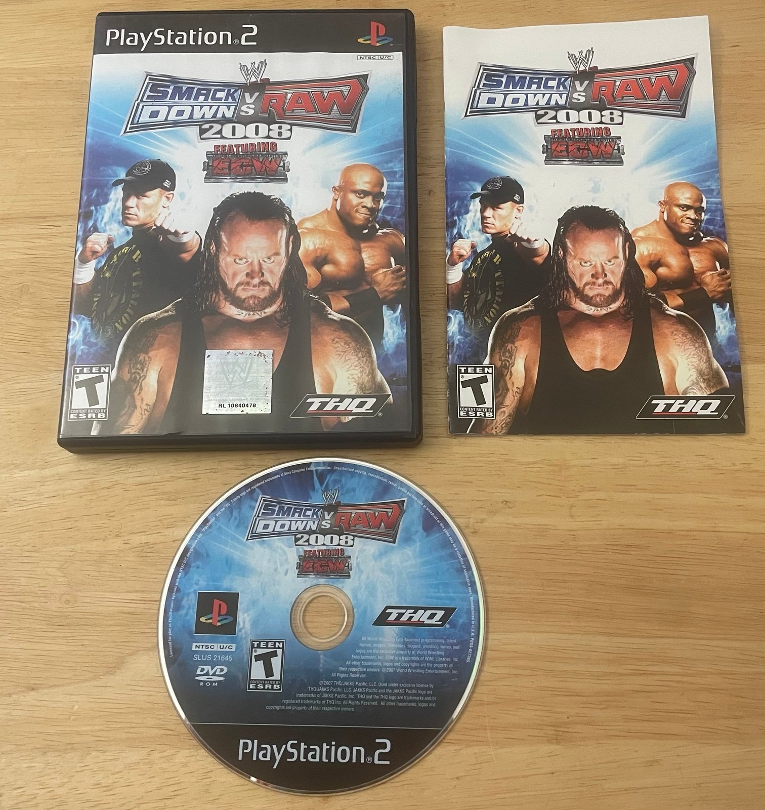 Sony WWE SmackDown vs. Raw 2008 Games Mercari