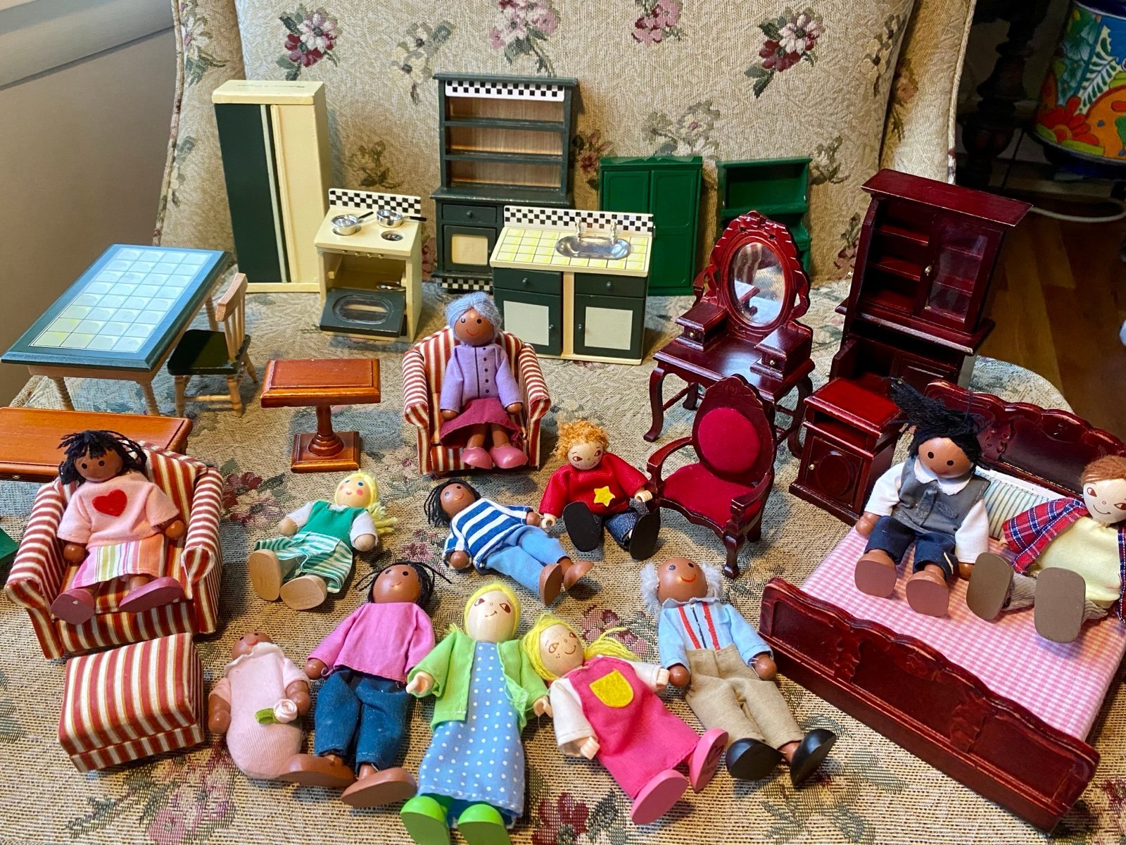 Melissa Doug Vintage Dollhouse Furniture Accessories Mercari
