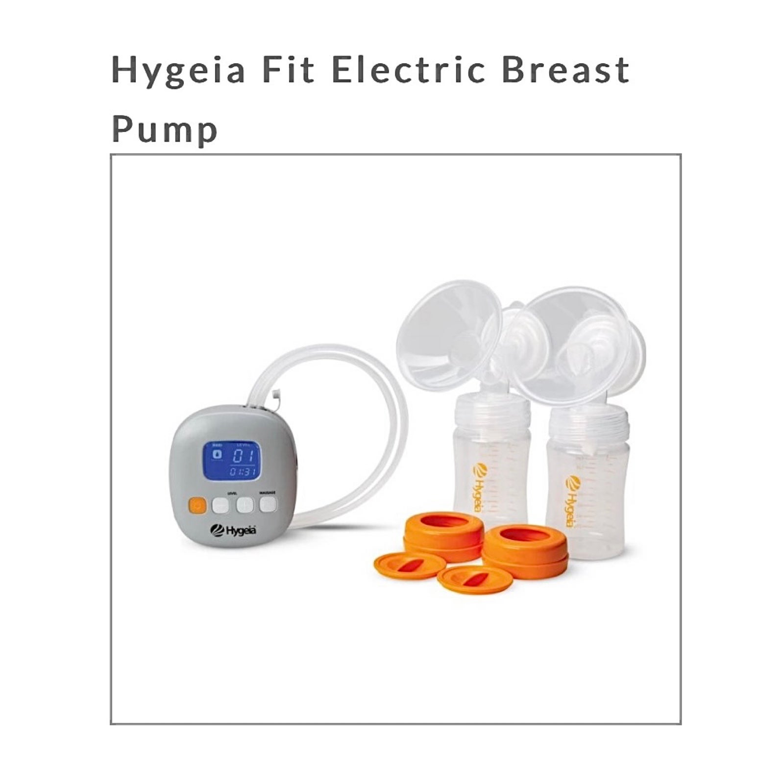 Hygeia Fit Electric Breast Pump with Accessories Pregnancy maternity