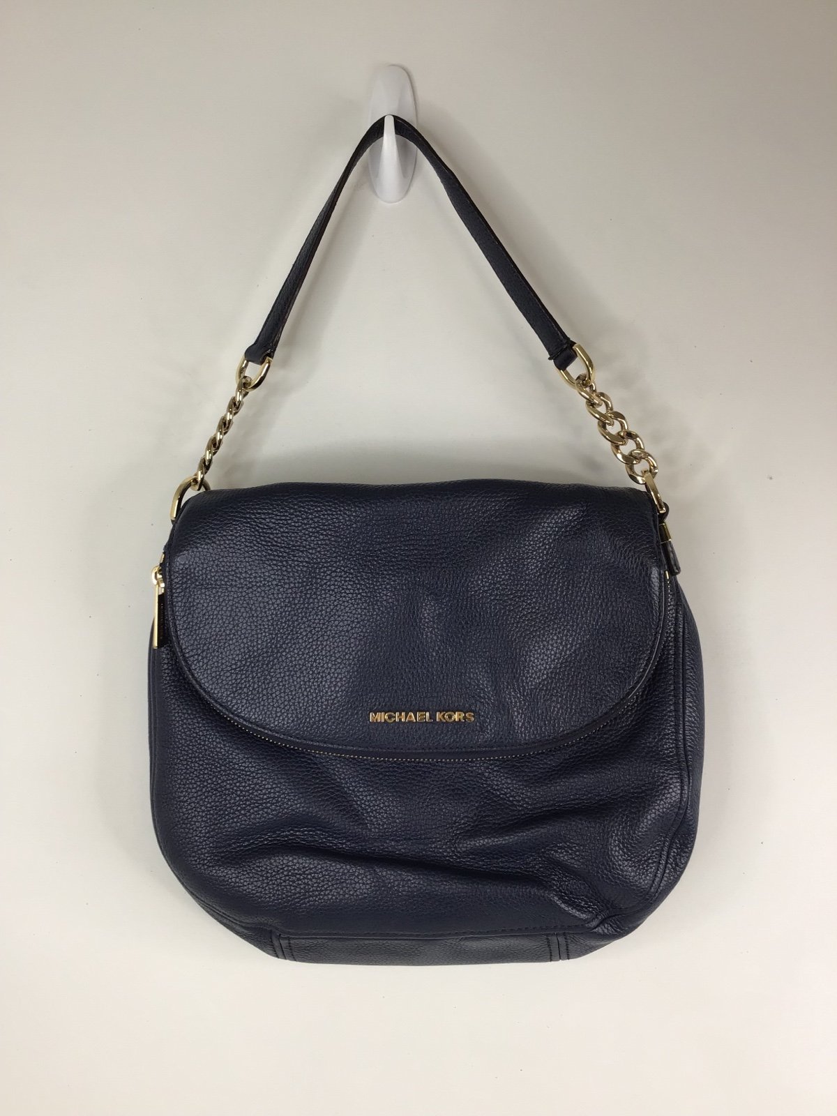 Michael Kors Navy Blue Bedford Hobo Bag Crossbody Bags