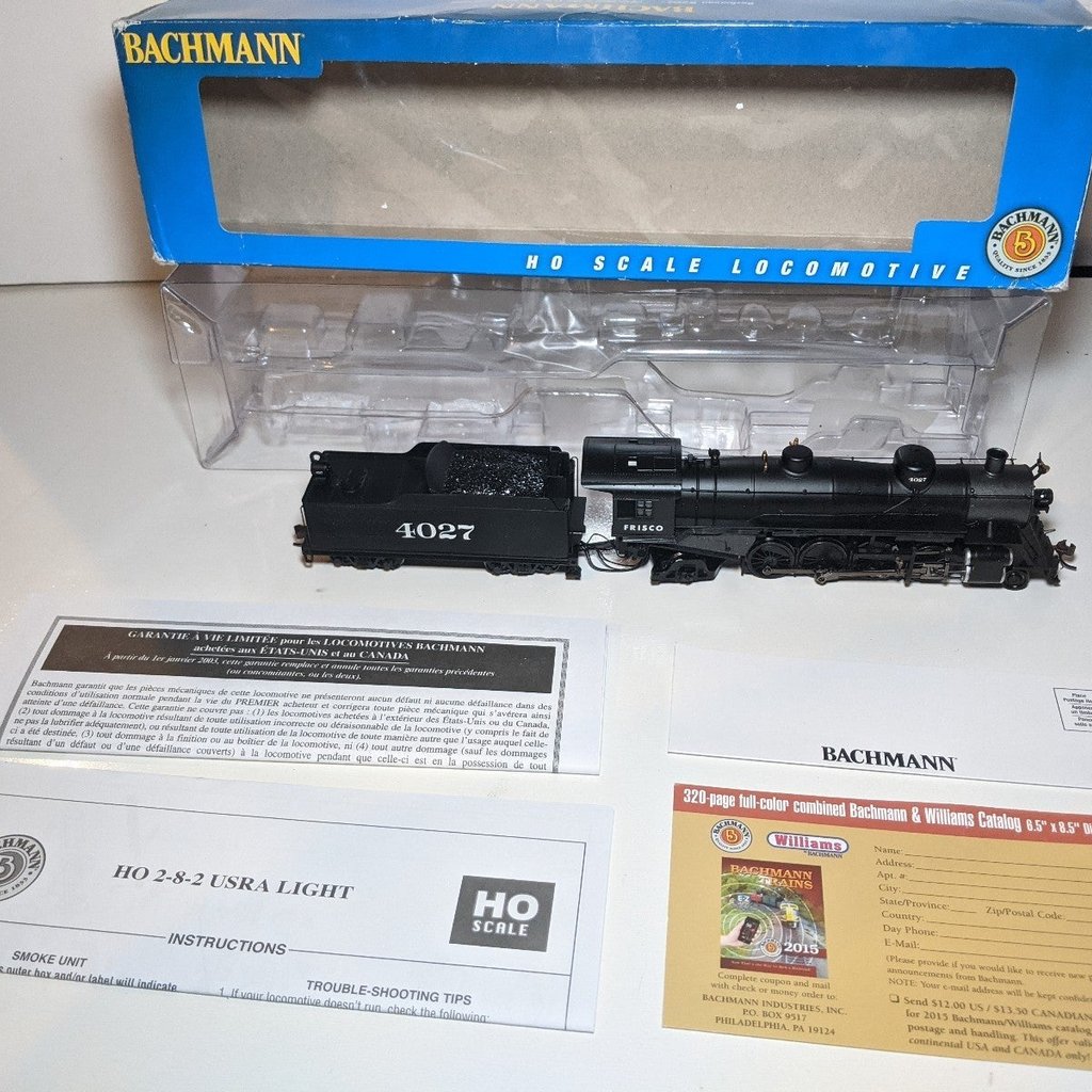 Bachmann Usra Light 2 8 2 Dcc Ready Frisco 4027 With Medium Tender Ho