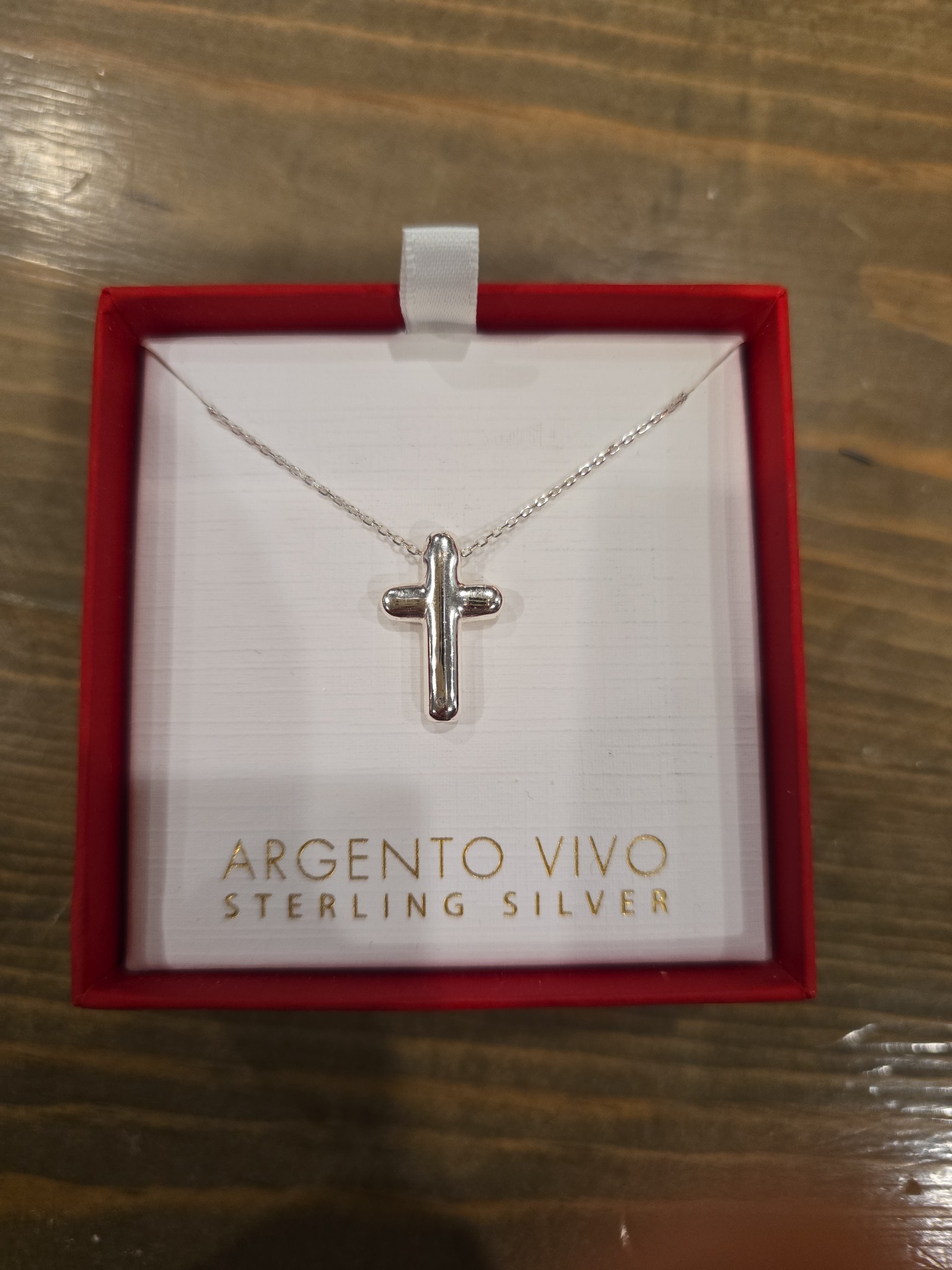 Argento vivo cross necklace store