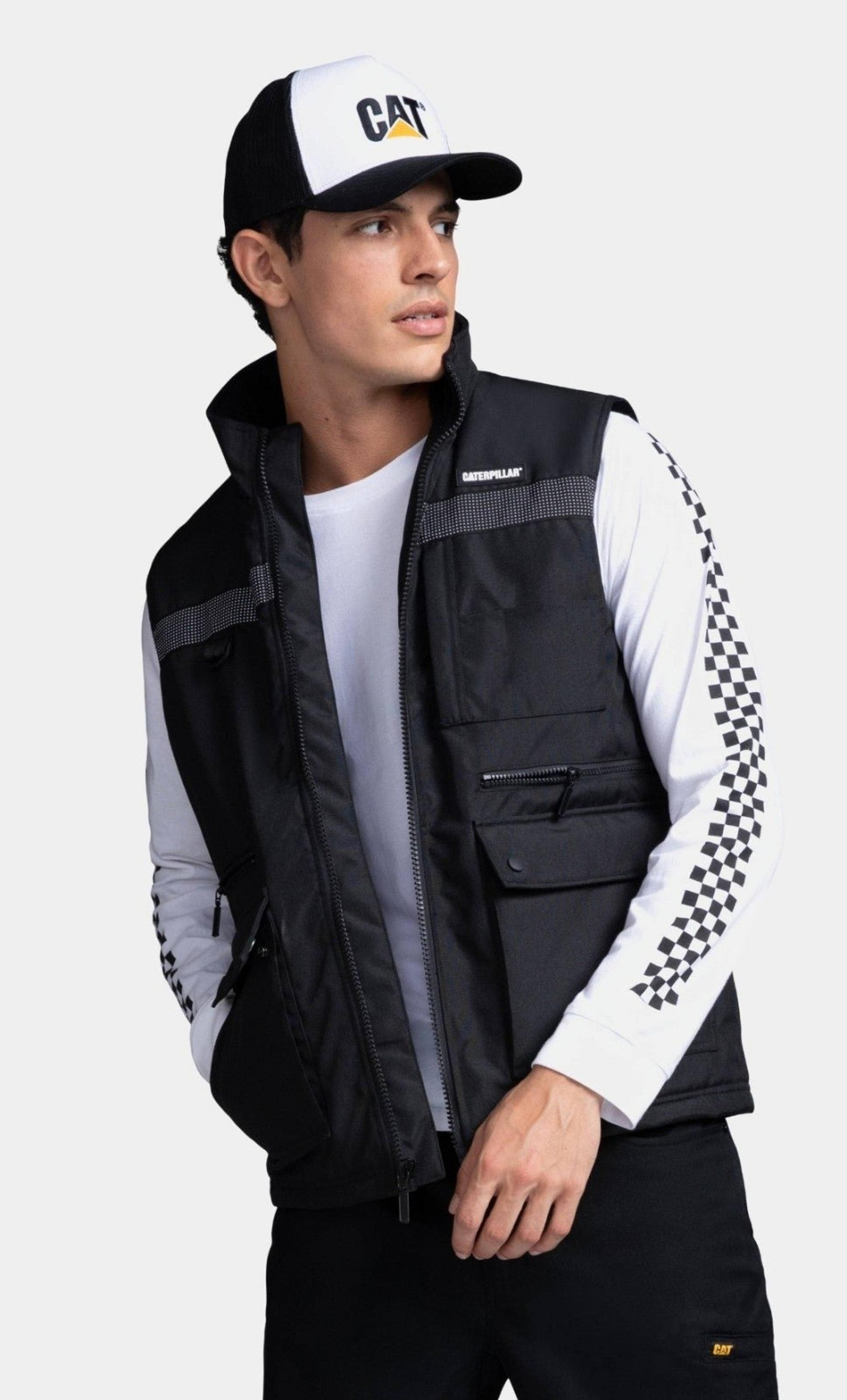 Caterpillar Polyester Outerwear Vests For Men Mercari