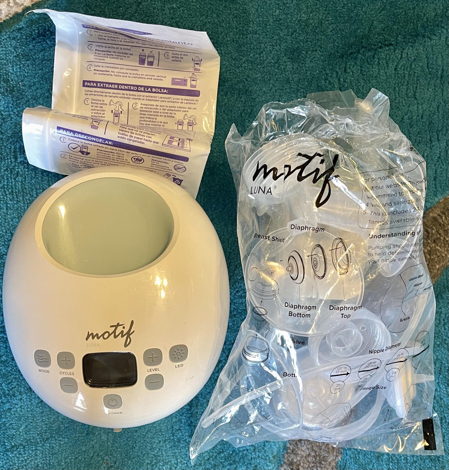 motif luna breast pump