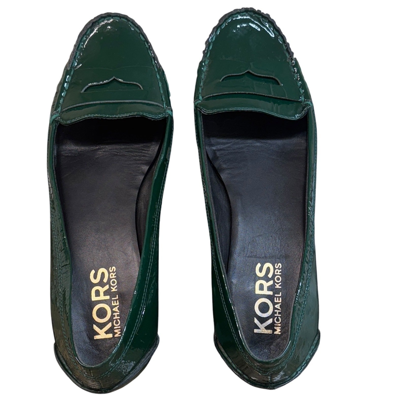 Michael Kors Green Flats Mercari