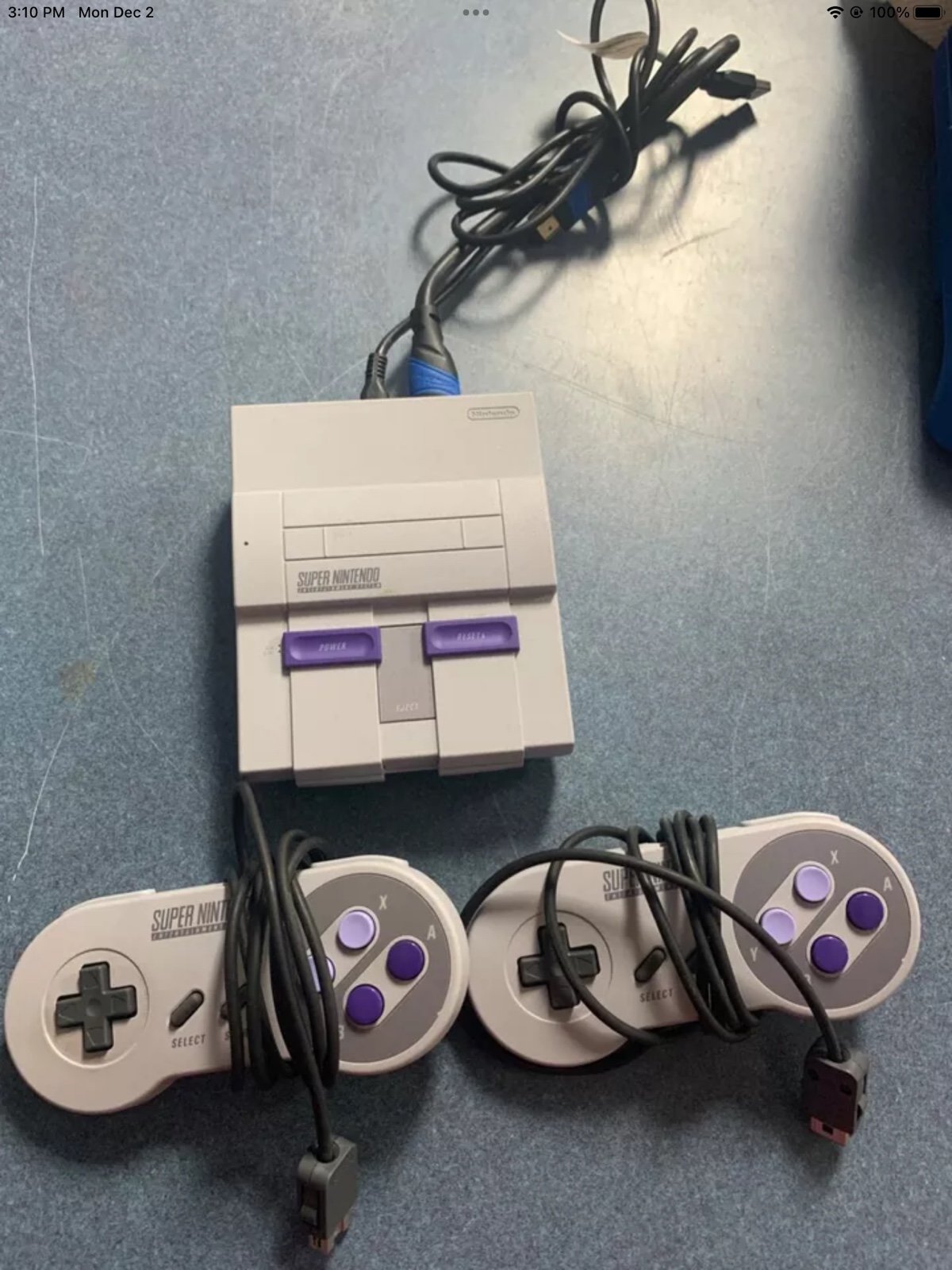 Super Nintendo NES Control Deck CLV 201 Miniature 2 Controller USB Powered Consoles