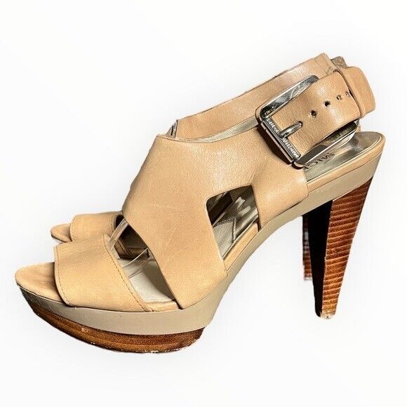 Michael Kors Wooden Heel Pumps Mercari