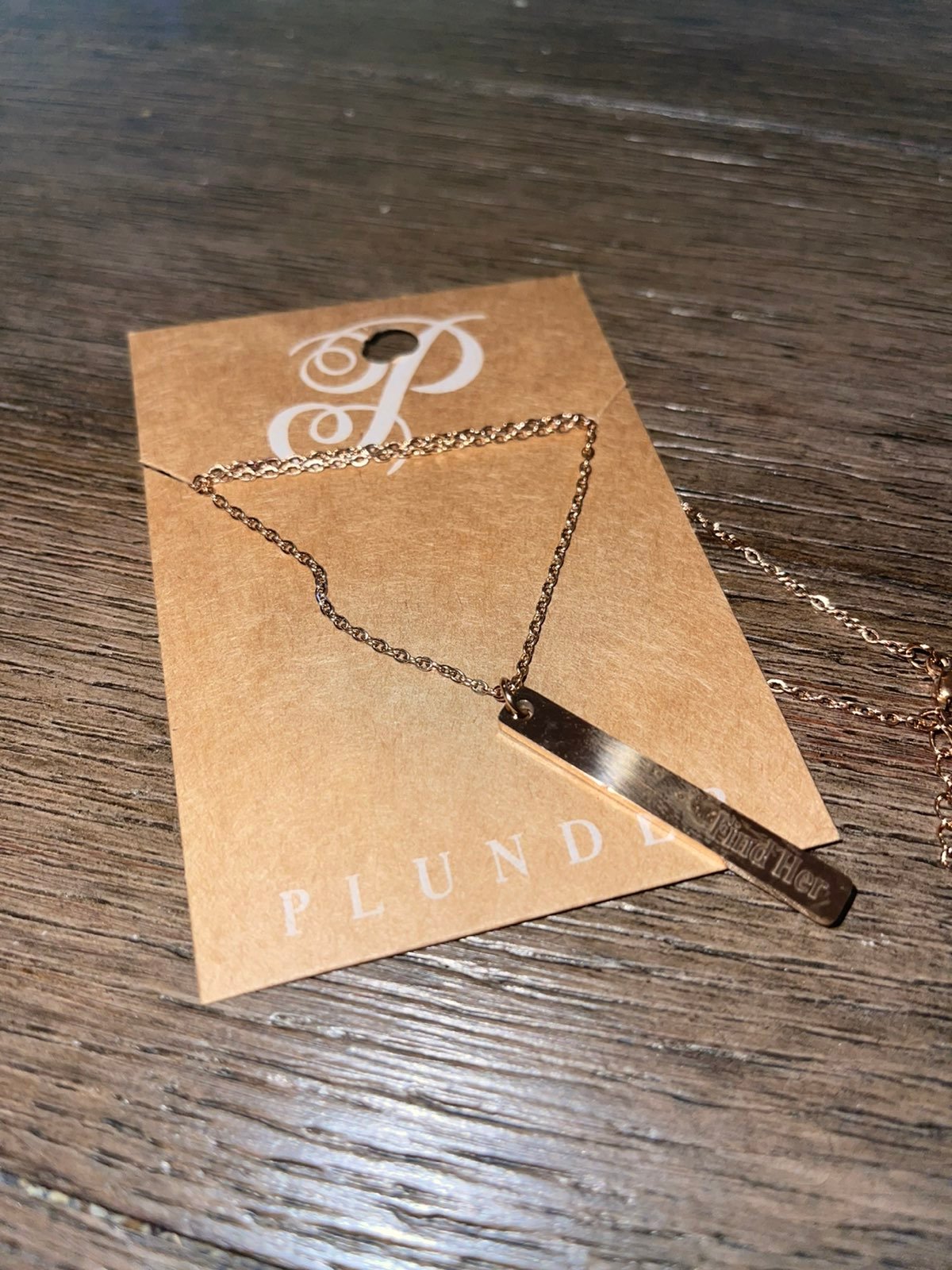 Plunder find her necklace store