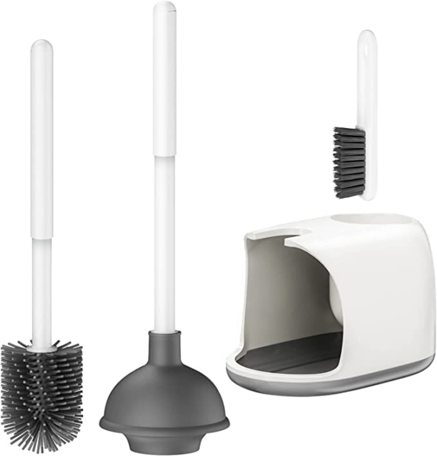 Toilet brush and plunger set store
