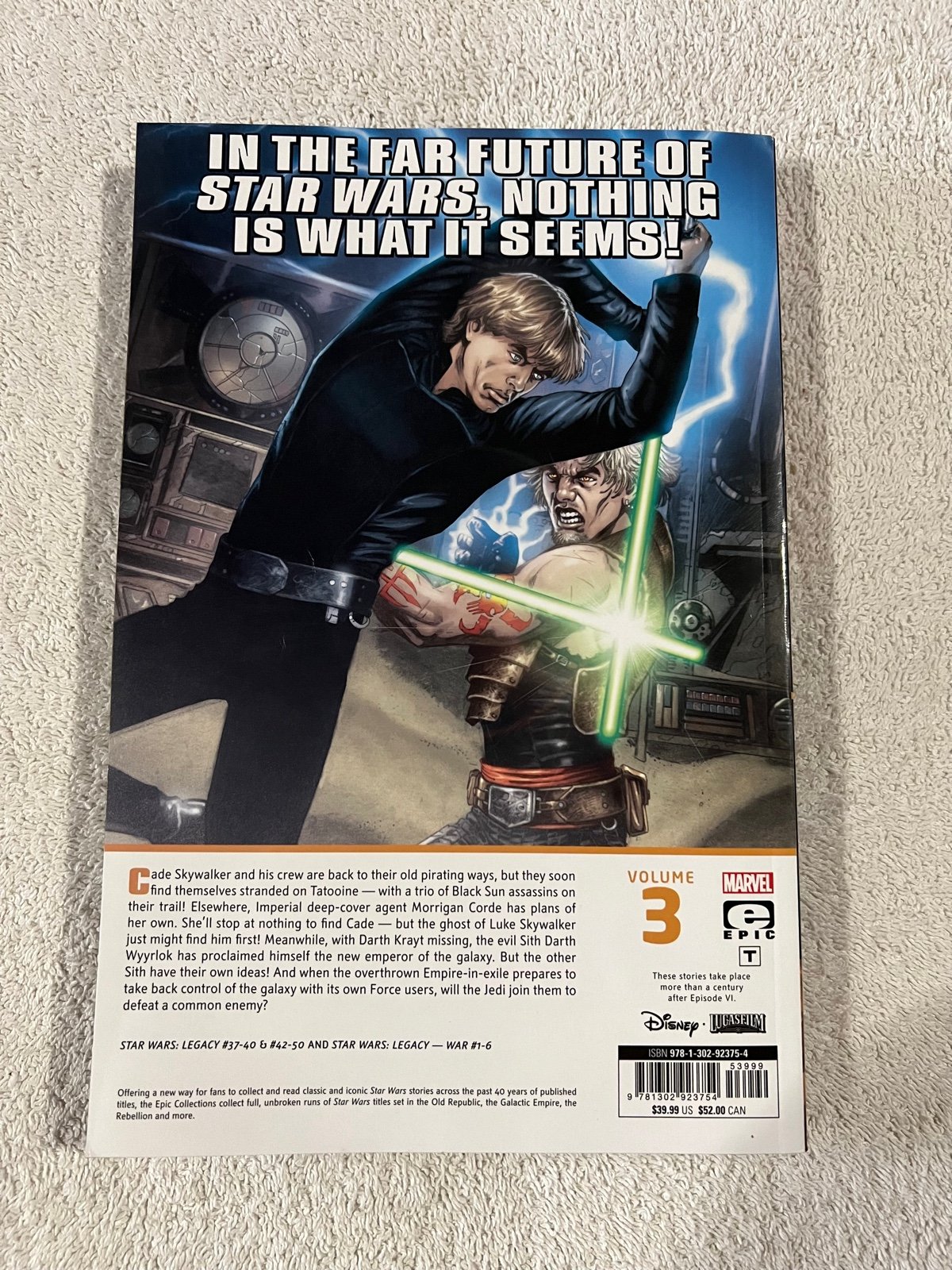 Star Wars Epic Collection Legacy Vol 3 Graphic Novel 2024