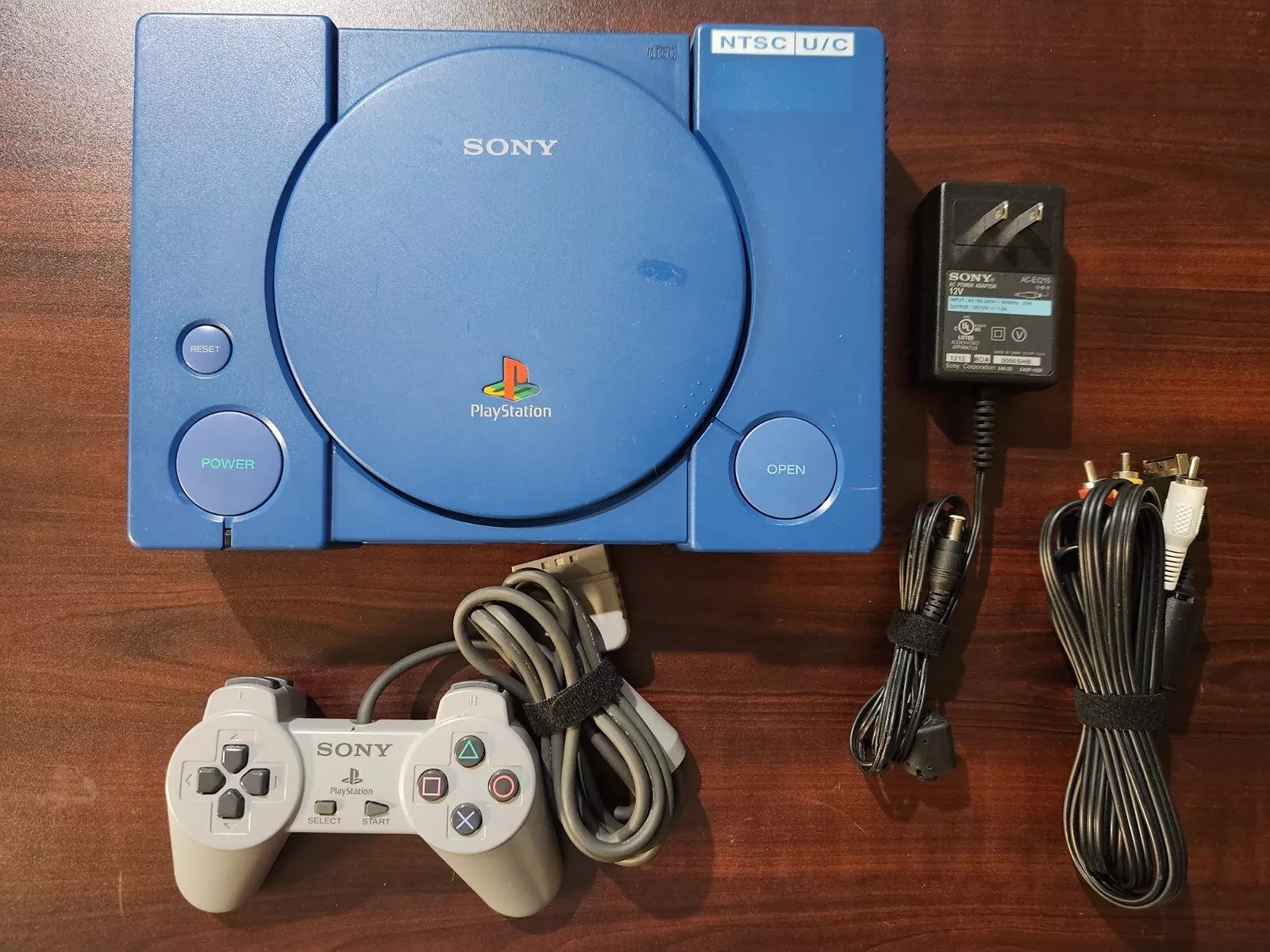 Sony PlayStation Console DTL H1101 Blue Debugging Development PS1 PSX Consoles
