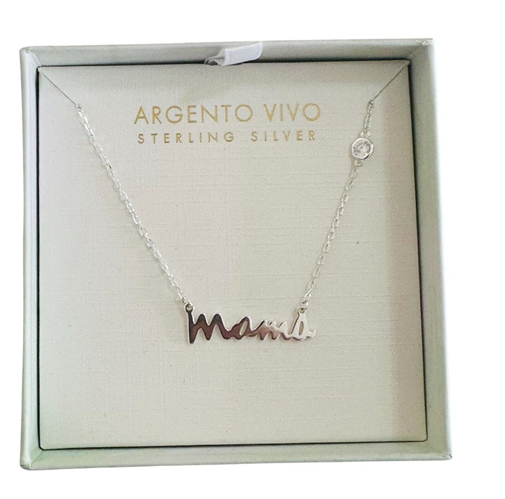 Argento vivo mama necklace store