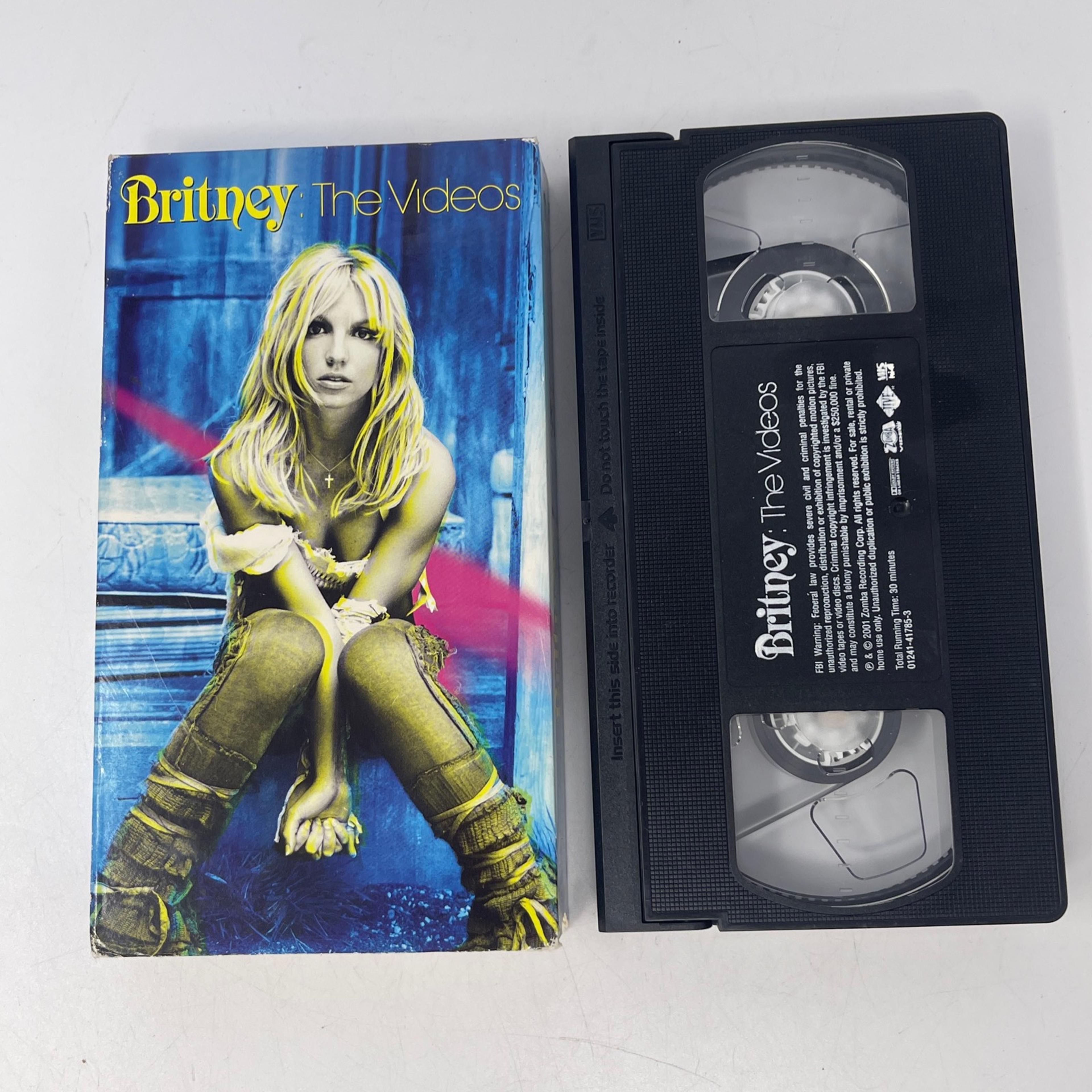Britney Spears Music And Concerts Vhs Tapes Mercari