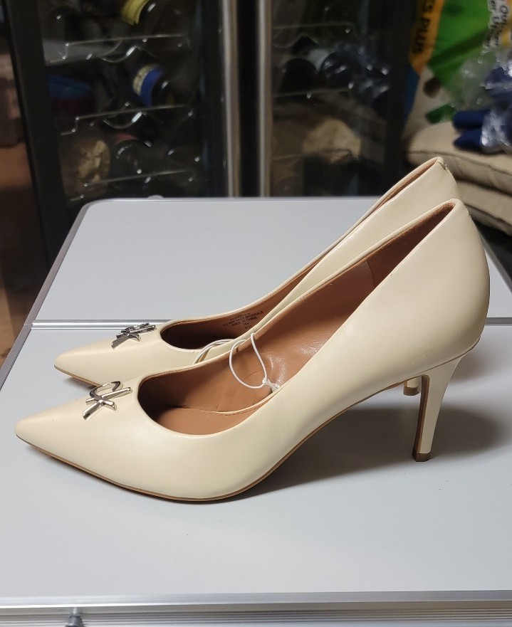Calvin Klein Blue Heels for Women Mercari