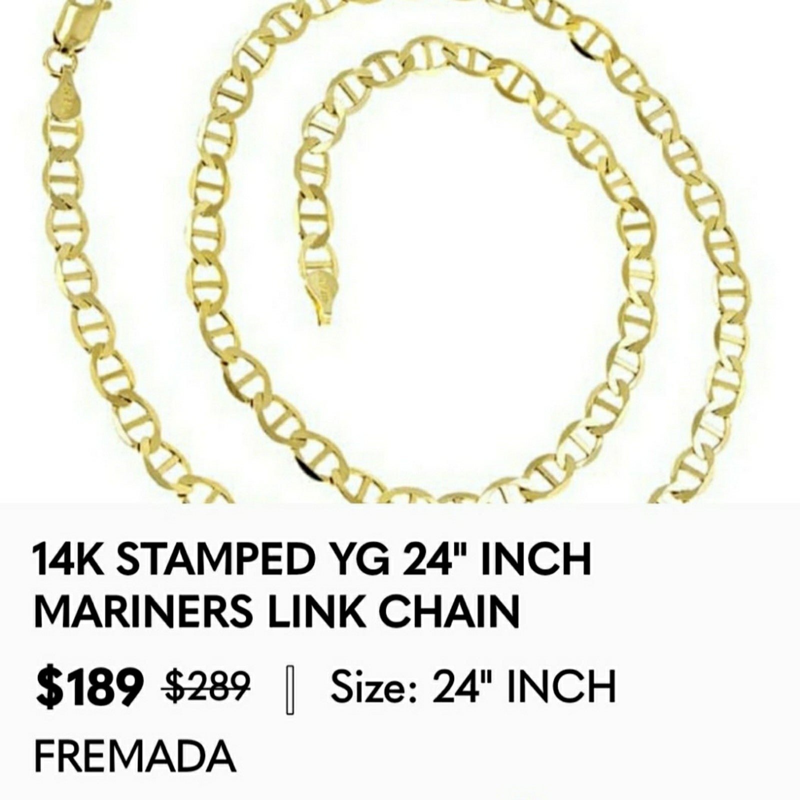 Fremada 14k yellow gold store