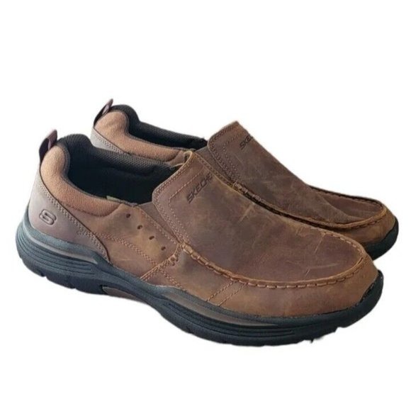 Skechers factory mens brown store