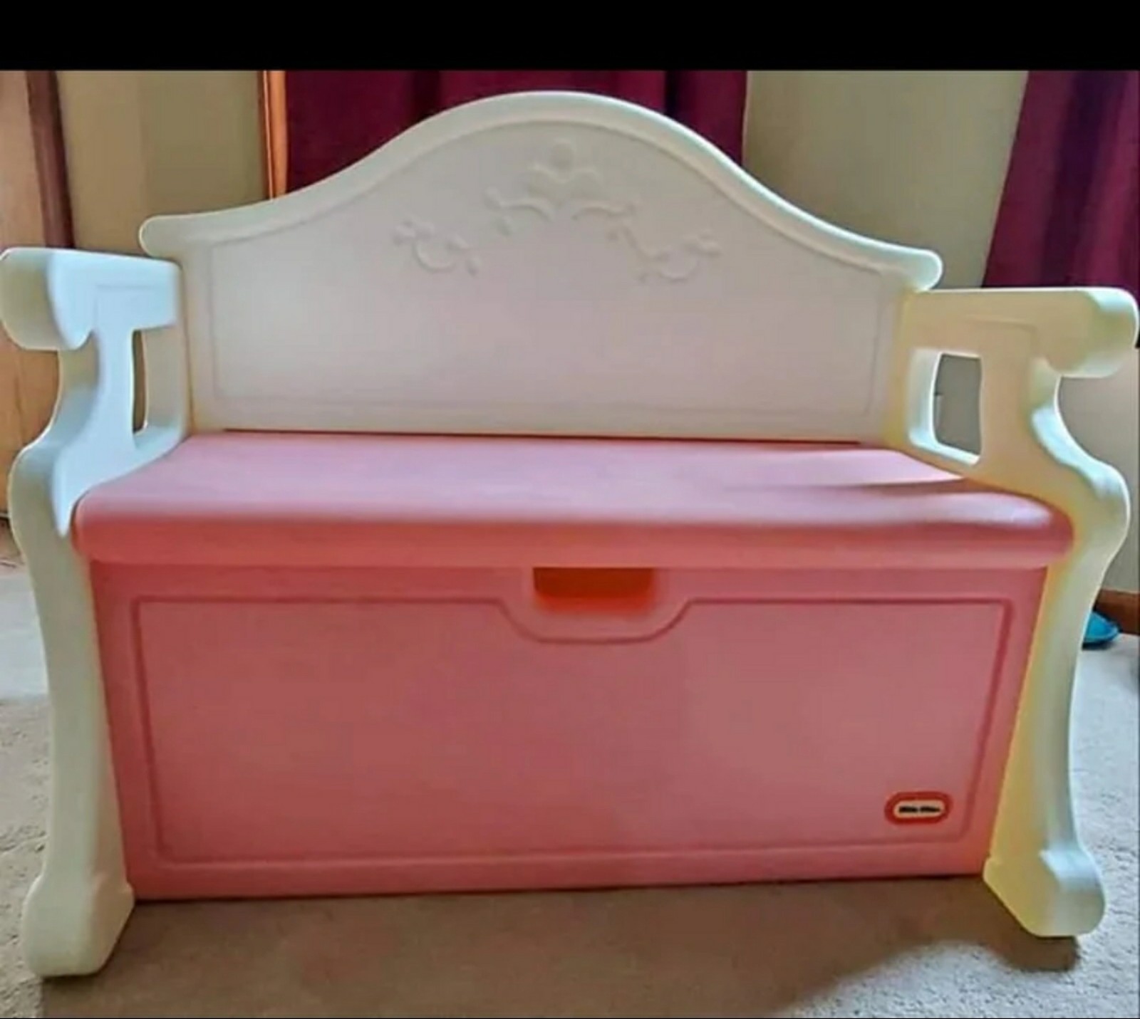 Little tikes toy box pink store