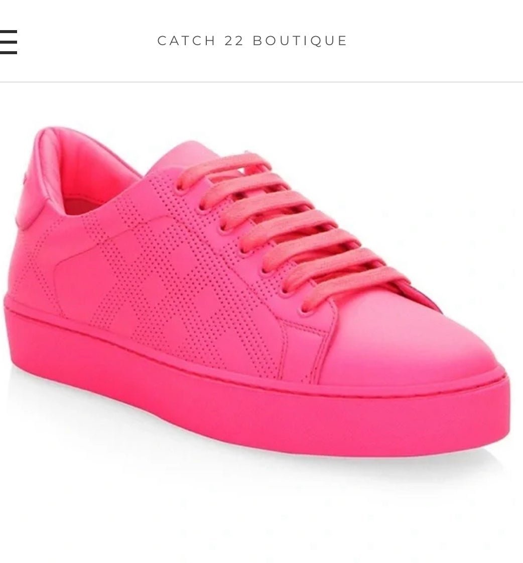 Burberry sneakers pink store