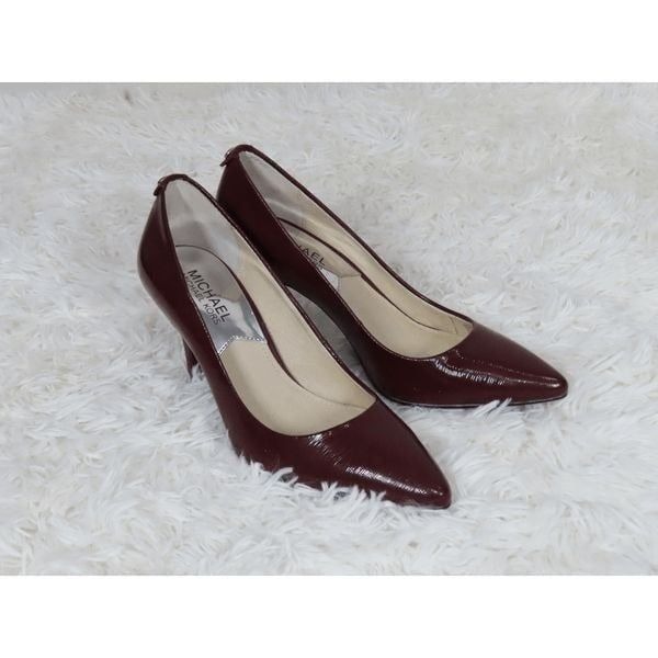 Michael kors burgundy heels store