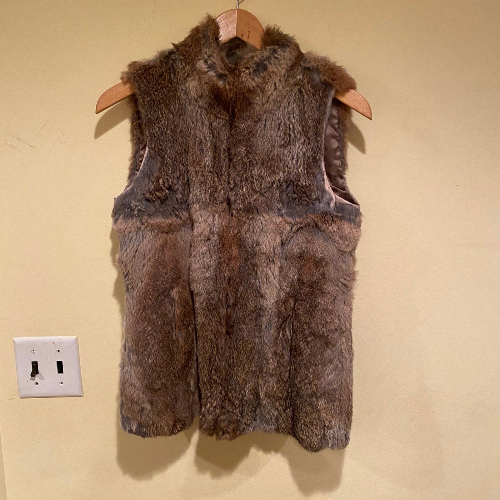 Michael kors rabbit fur vest store