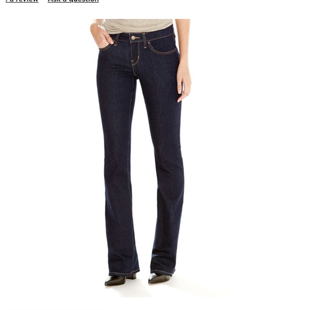 Levi s Women s 815 Curvy Bootcut Denim Jean in Dark Wash 32 x 32 Boot cut