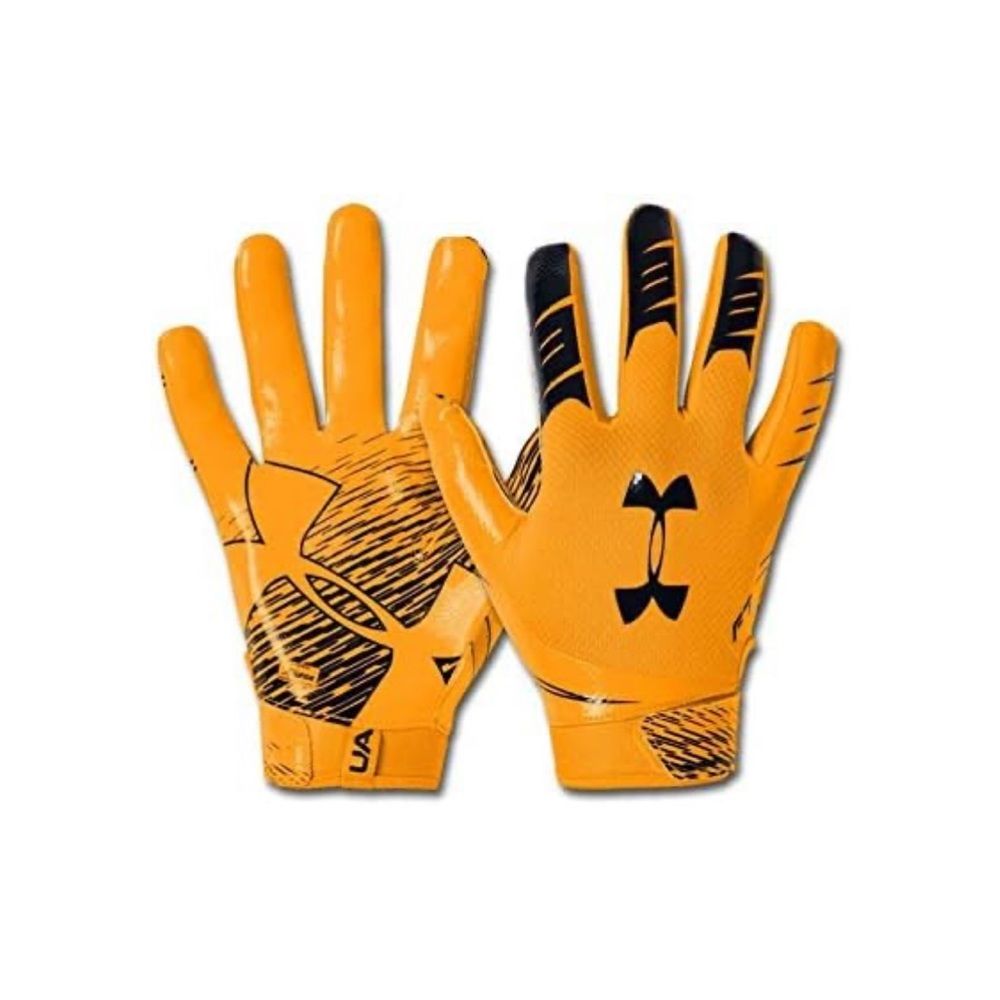 Under Armour Men s F7 Football Gloves Steeltown Gold 750 Black Small Other