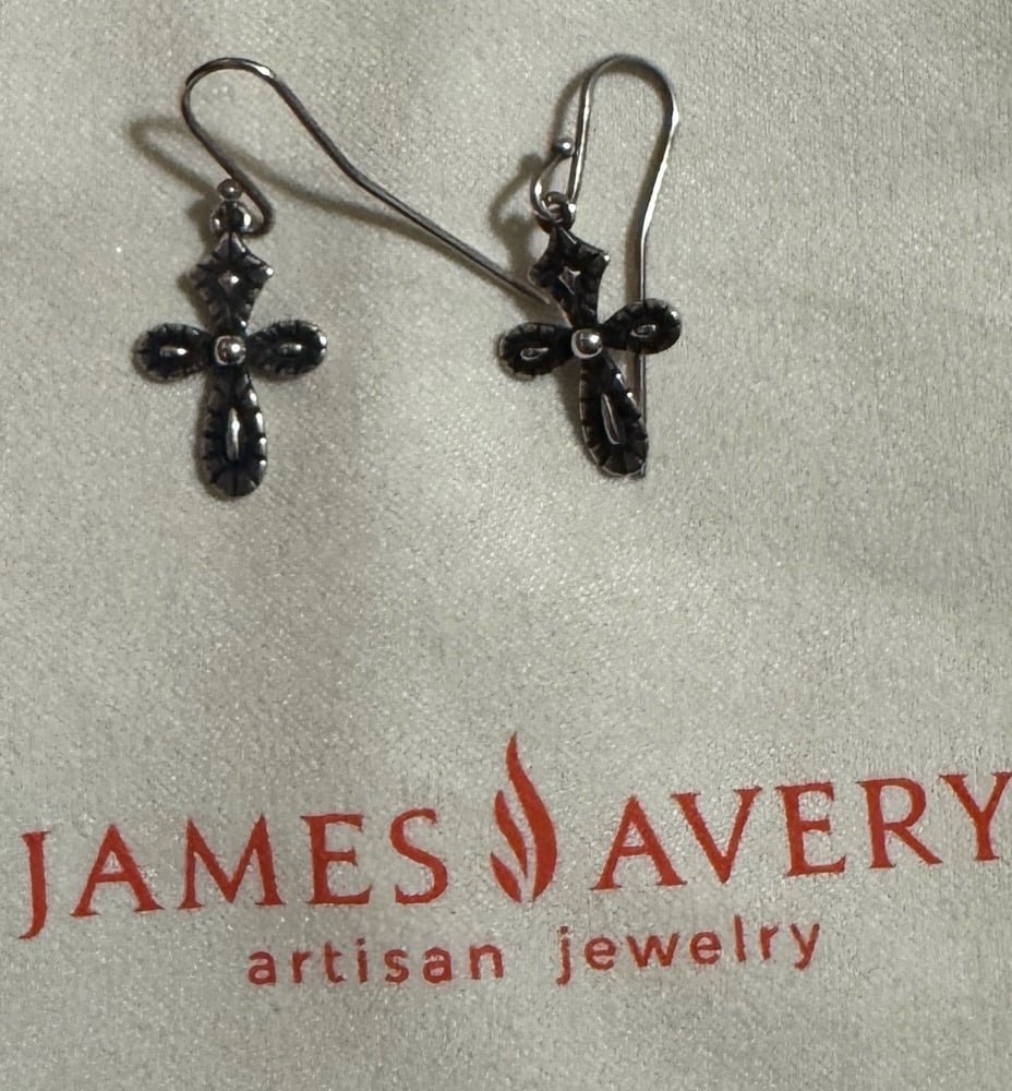 James Avery Cross Hook Earrings Earrings