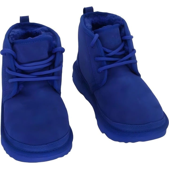 UGG Neumel II Kids Boys Boots Naval Blue Size 3 Little Kid Girls shoes