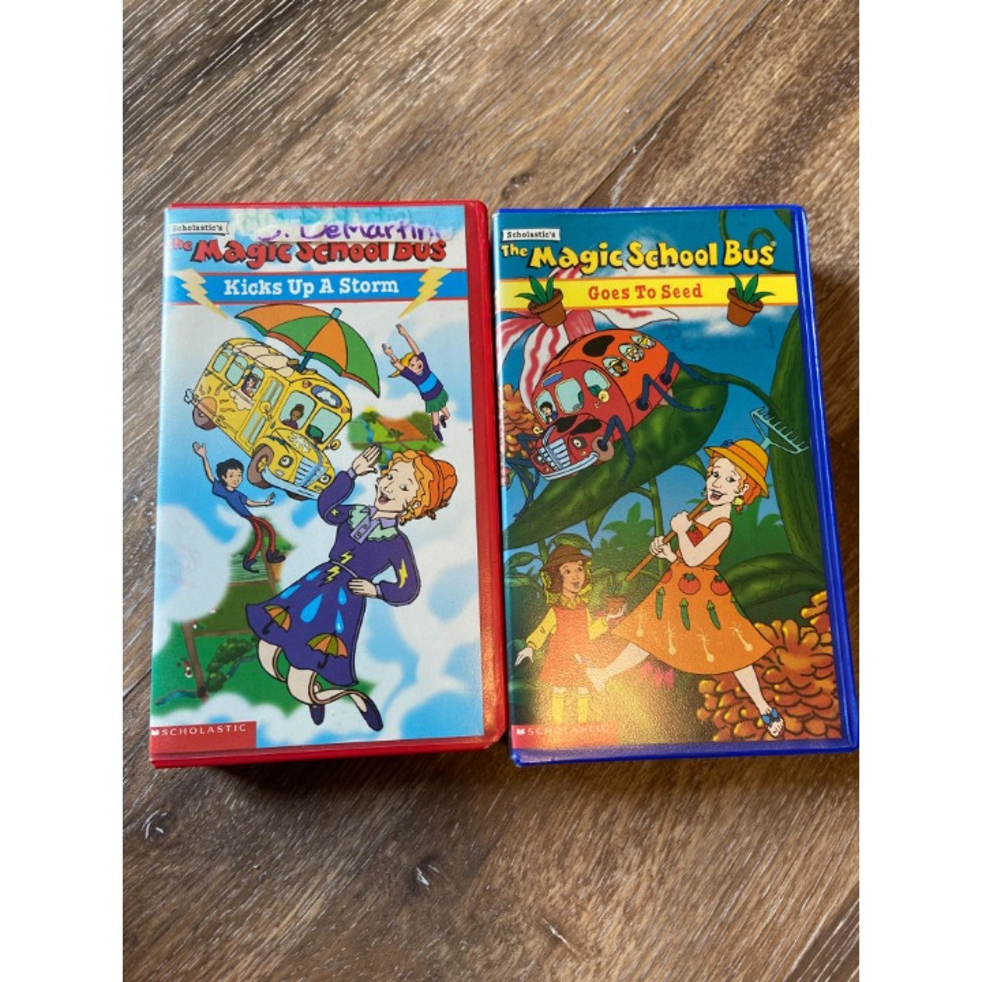 Magic School Bus Goes To Seed Vhs
