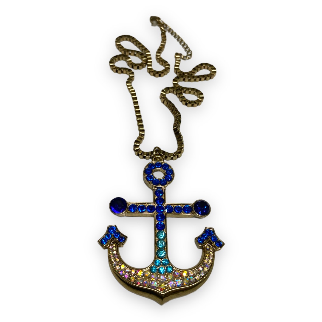 Betsey johnson anchor necklace store