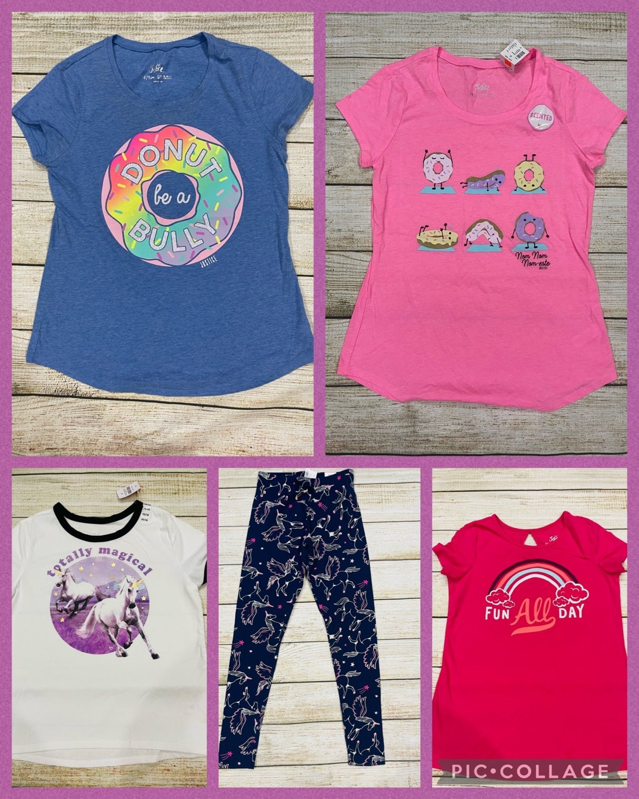 Justice girls clothes store