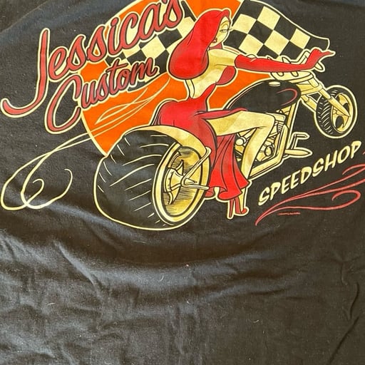 Disney Parks Jessica Rabbit Custom Speedshop Mens Tshirt 2012 Mercari