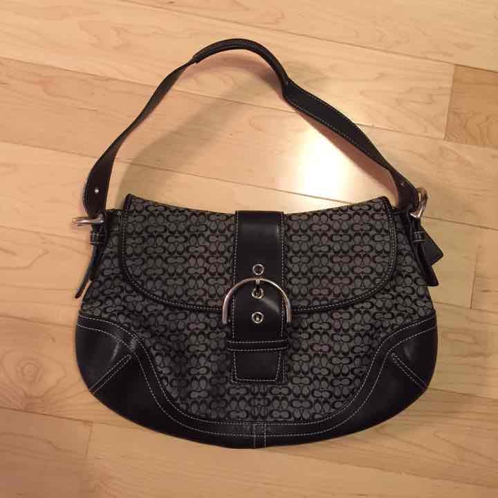 Black coach purses store