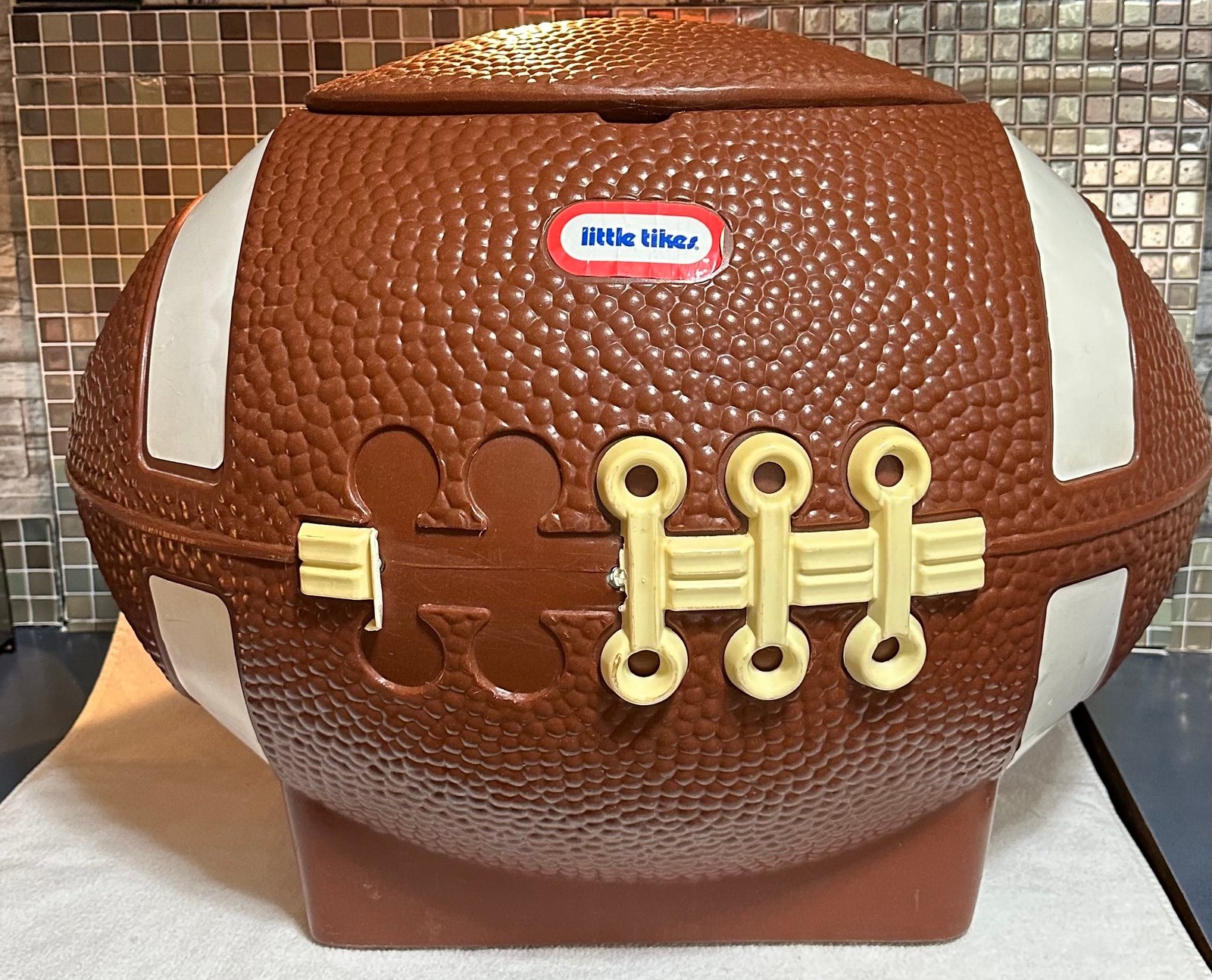 Vintage Little Tikes Football Toy Box Chest Tailgating Cooler Party W Lid 1975 Other