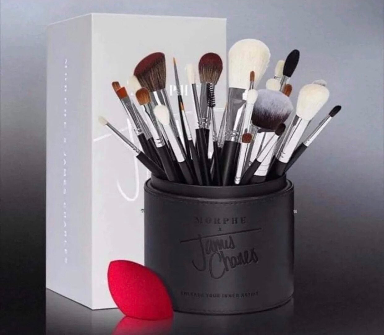 Morphe x James Charles 34pc Brush set NWT Makeup Brushes